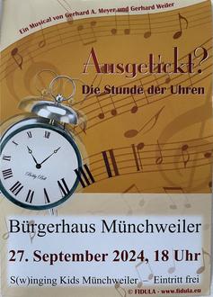Onlinelesen - Kindermusical "Ausgetickt? Die Stunde der Uhren" in Münchweiler